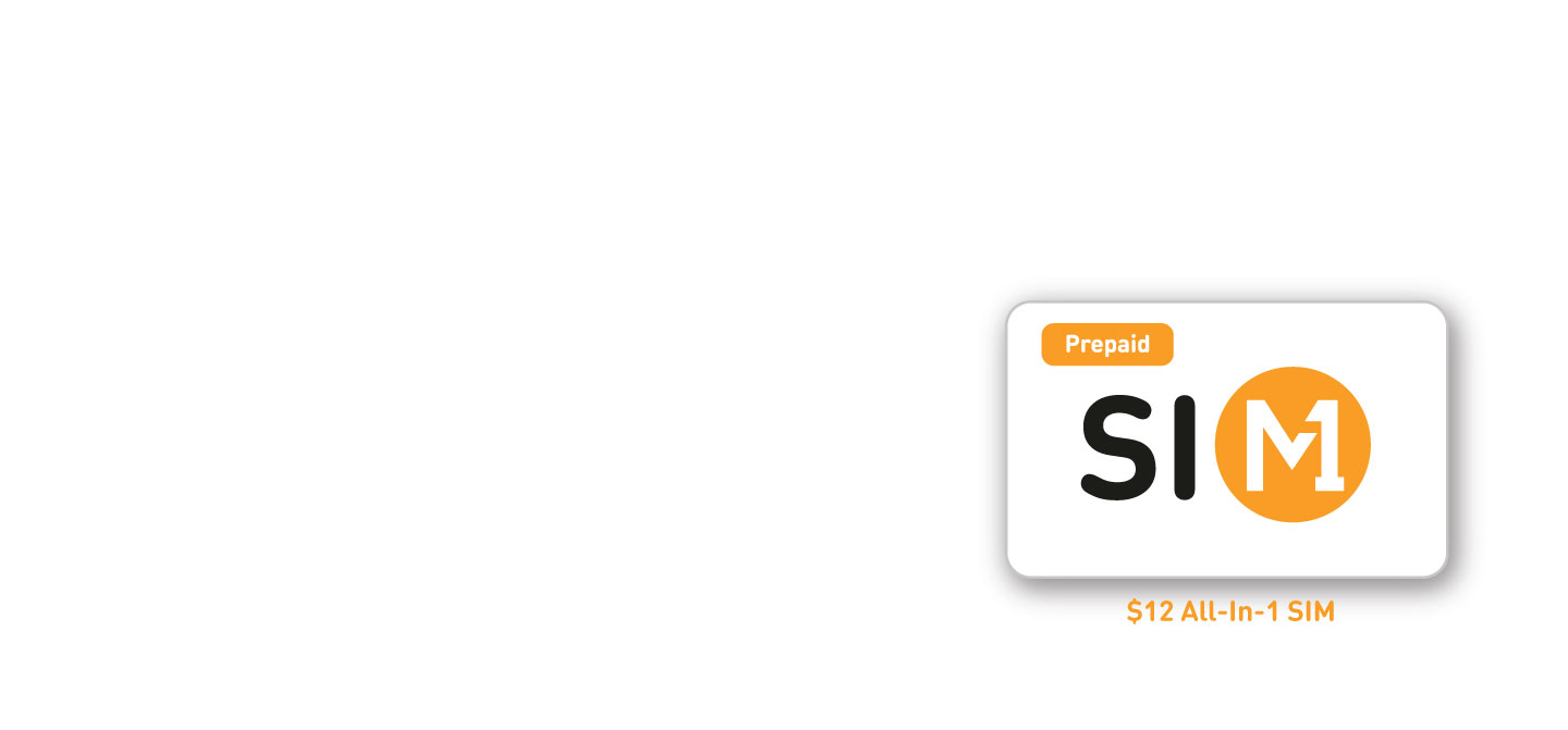 Prepaid Mobile Plans Singapore | Shop Prepaid Plans | M1