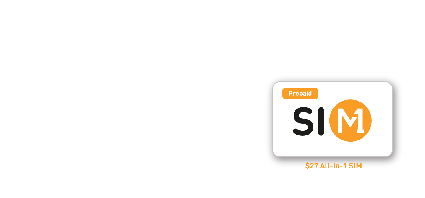 Prepaid All in 1 Sim Singapore | Prepaid 5G Sim Cards | M1
